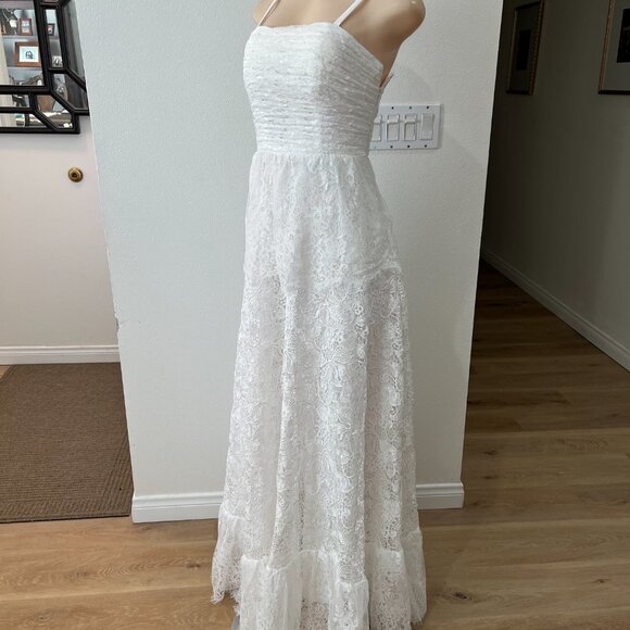 Dresses | Custom Lace Bridal Shower Event Maxi Dress | Poshmark